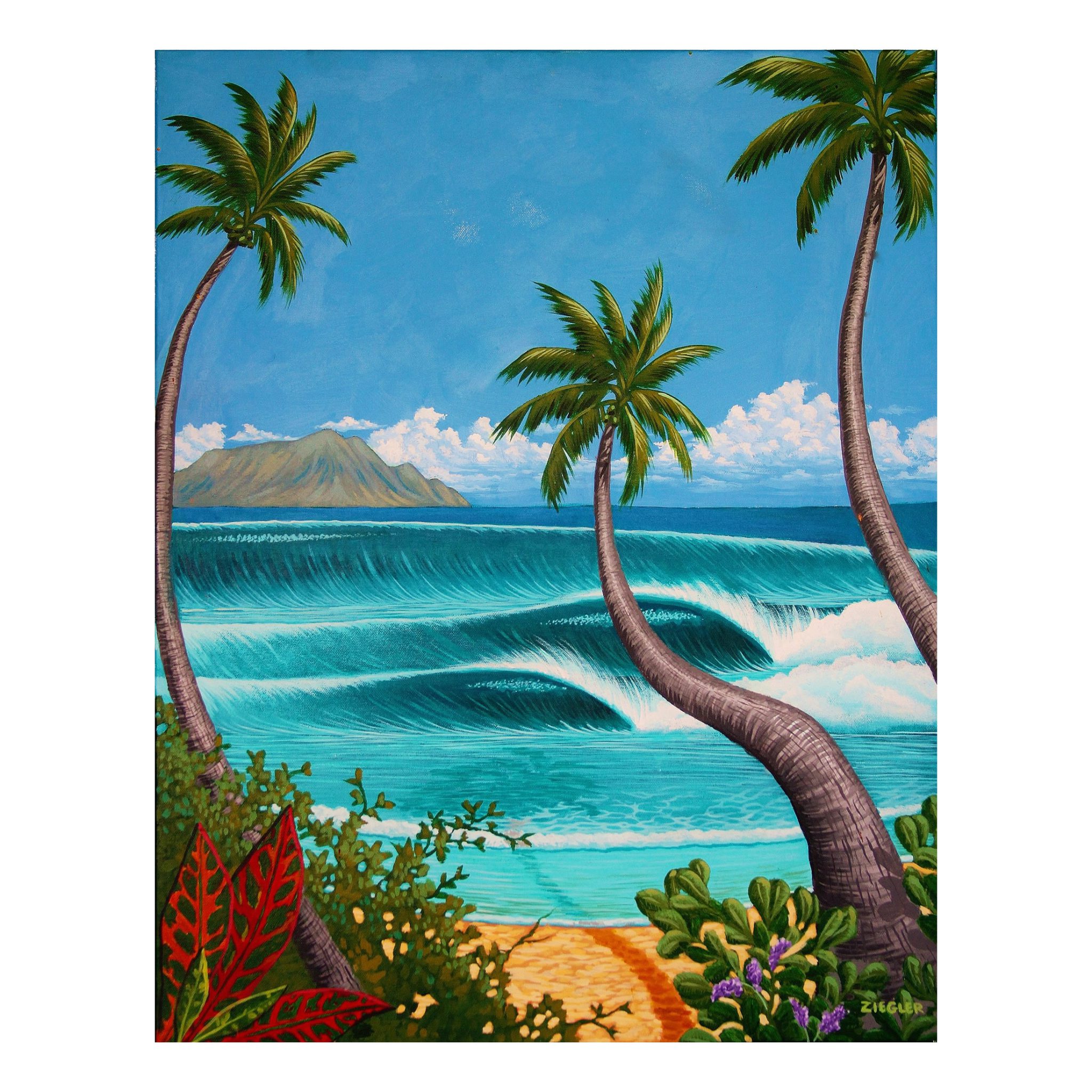 Kurt Ziegler Surf Art | Quality Prints and Original Artwork